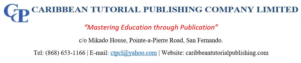 Complete Price List - 2025 - Caribbean Tutorial Publishing Company Ltd