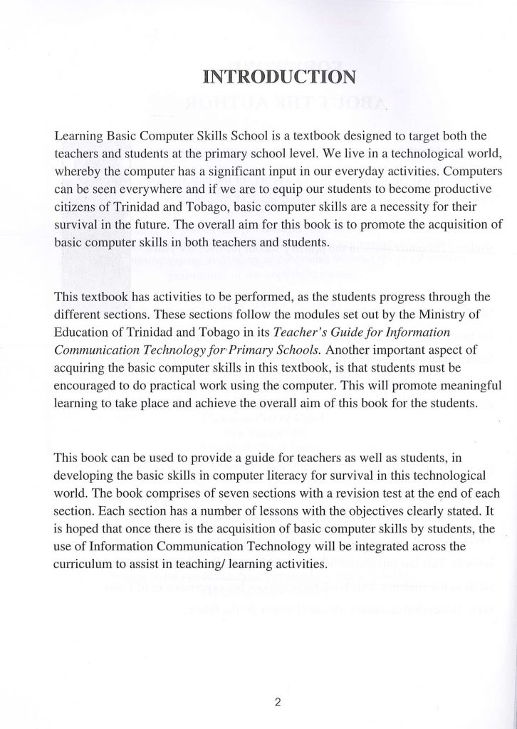 Learning Basic Computer Skills - Caribbean Tutorial Publishing Company Ltd