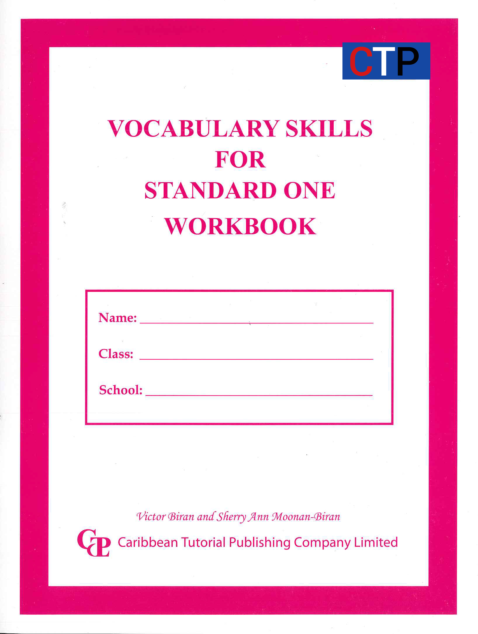 Vocabulary Skills for Standard 1 Workbook - Caribbean Tutorial ...