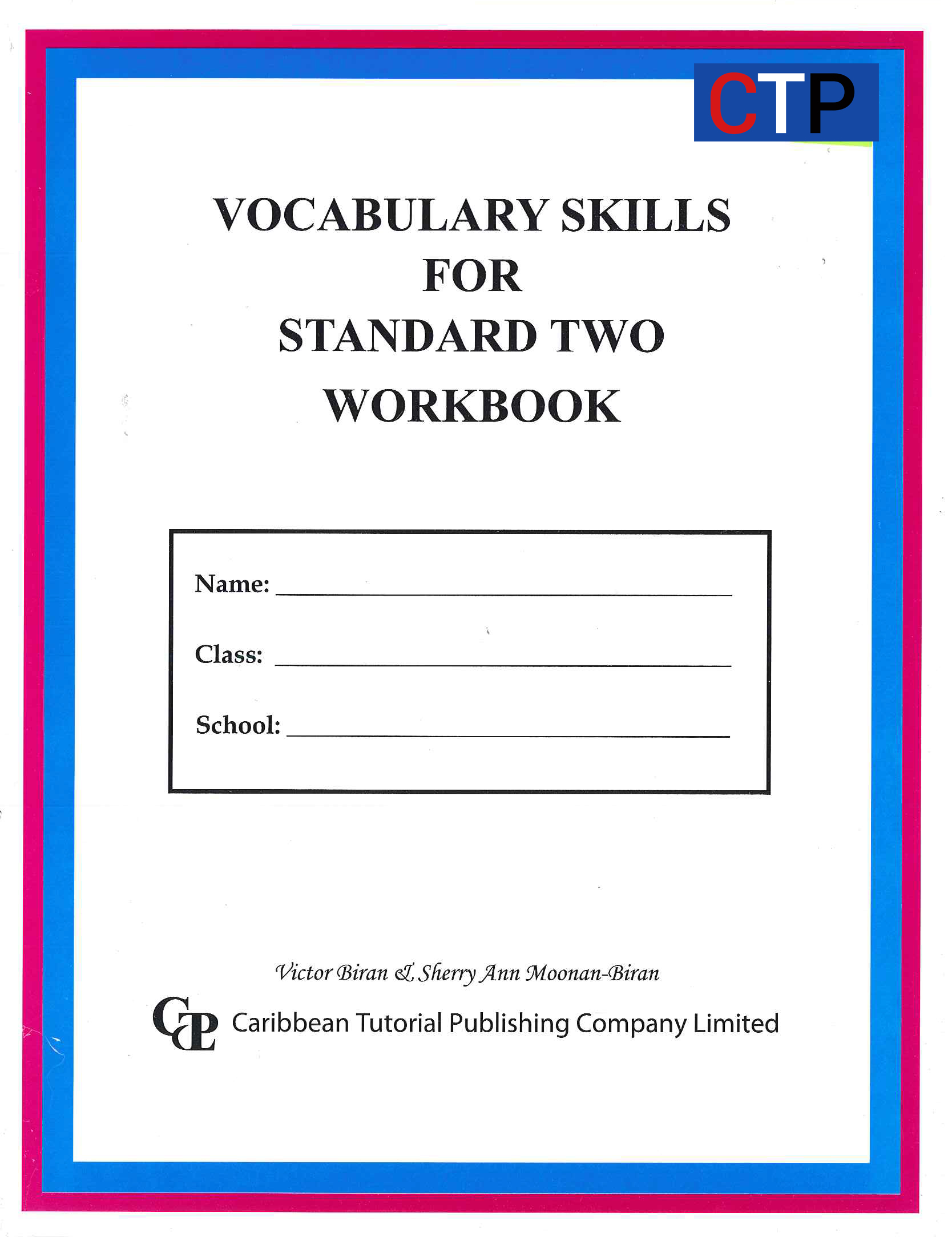 Vocabulary Skills for Standard 2 Workbook - Caribbean Tutorial ...
