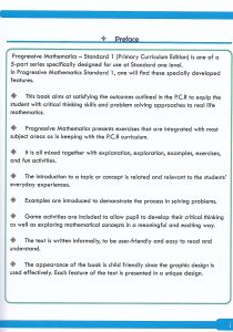 Progressive Mathematics for Primary Schools Book 1 - Caribbean Tutorial ...