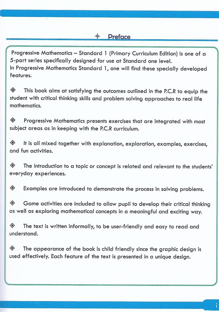 Progressive Mathematics for Primary Schools Book 1 - Caribbean Tutorial ...