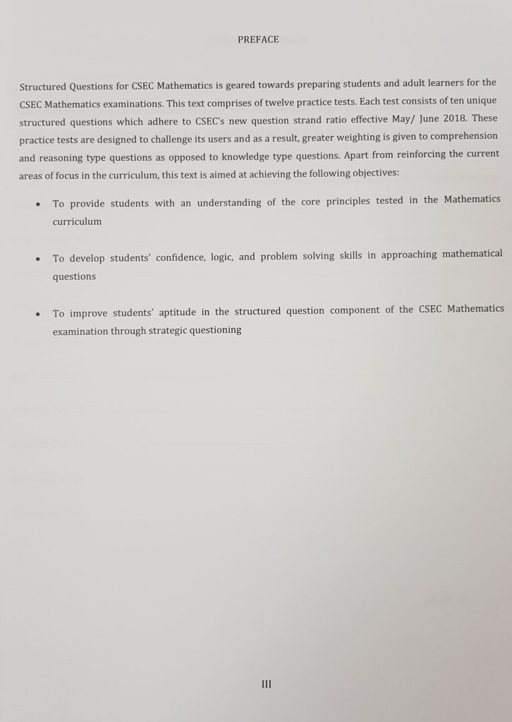 Structured Questions for CSEC Mathematics - SBA Workbook - Caribbean ...